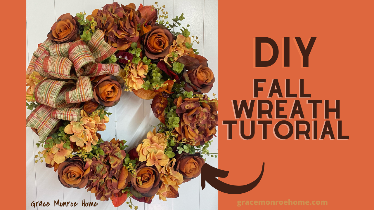 DIY Fall Wreath Tutorial | Grace Monroe Home