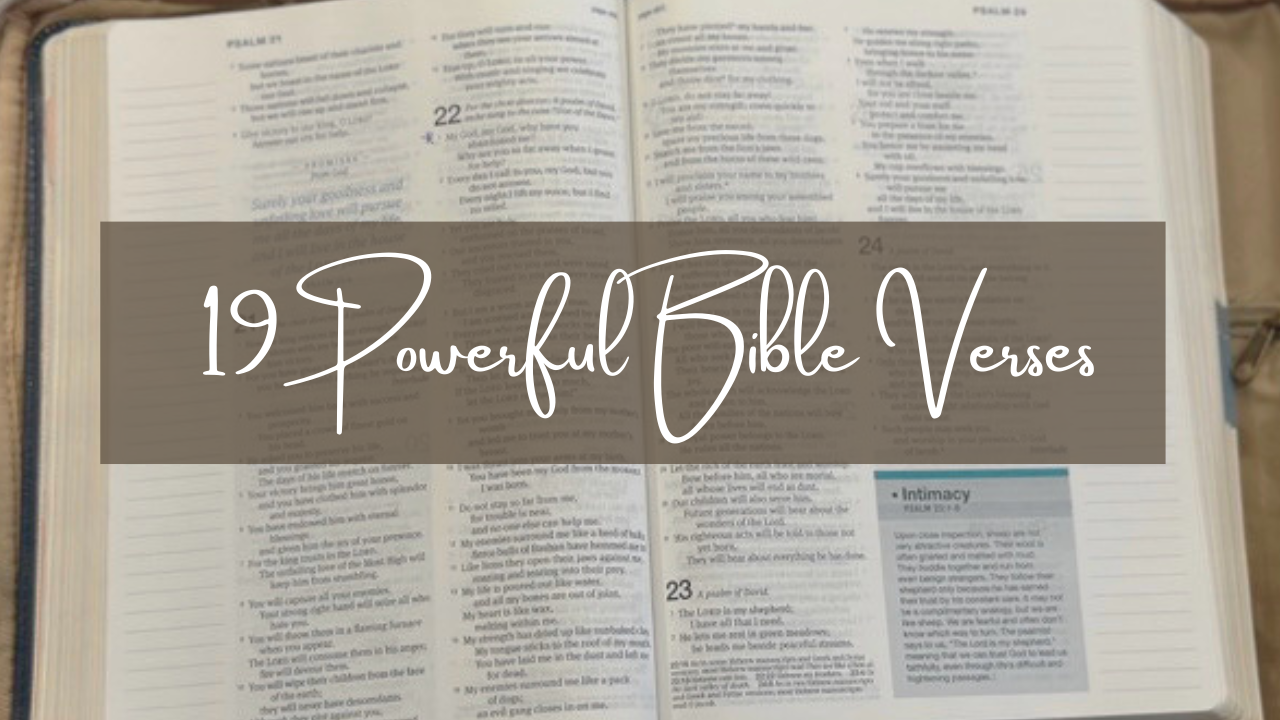 19 Powerful Bible Verses To Start Your Day Grace Monroe Home