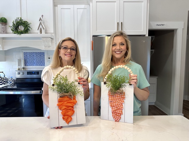 DIY Ribbon Carrot Wall Decor | Grace Monroe Home