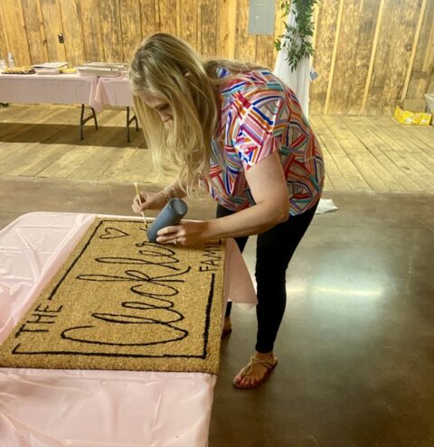 How to Paint Your Own Door Mat: A Fun and Easy DIY Project | Grace ...