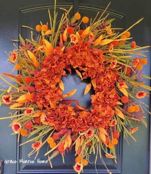 Welcome to the Autumn Sunrise Fall Wreath Tutorial! | Grace Monroe Home