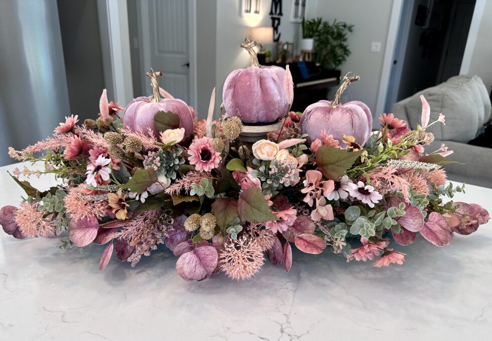 How to Create a Beautiful Fall Centerpiece Using a Pool Noodle | Grace ...